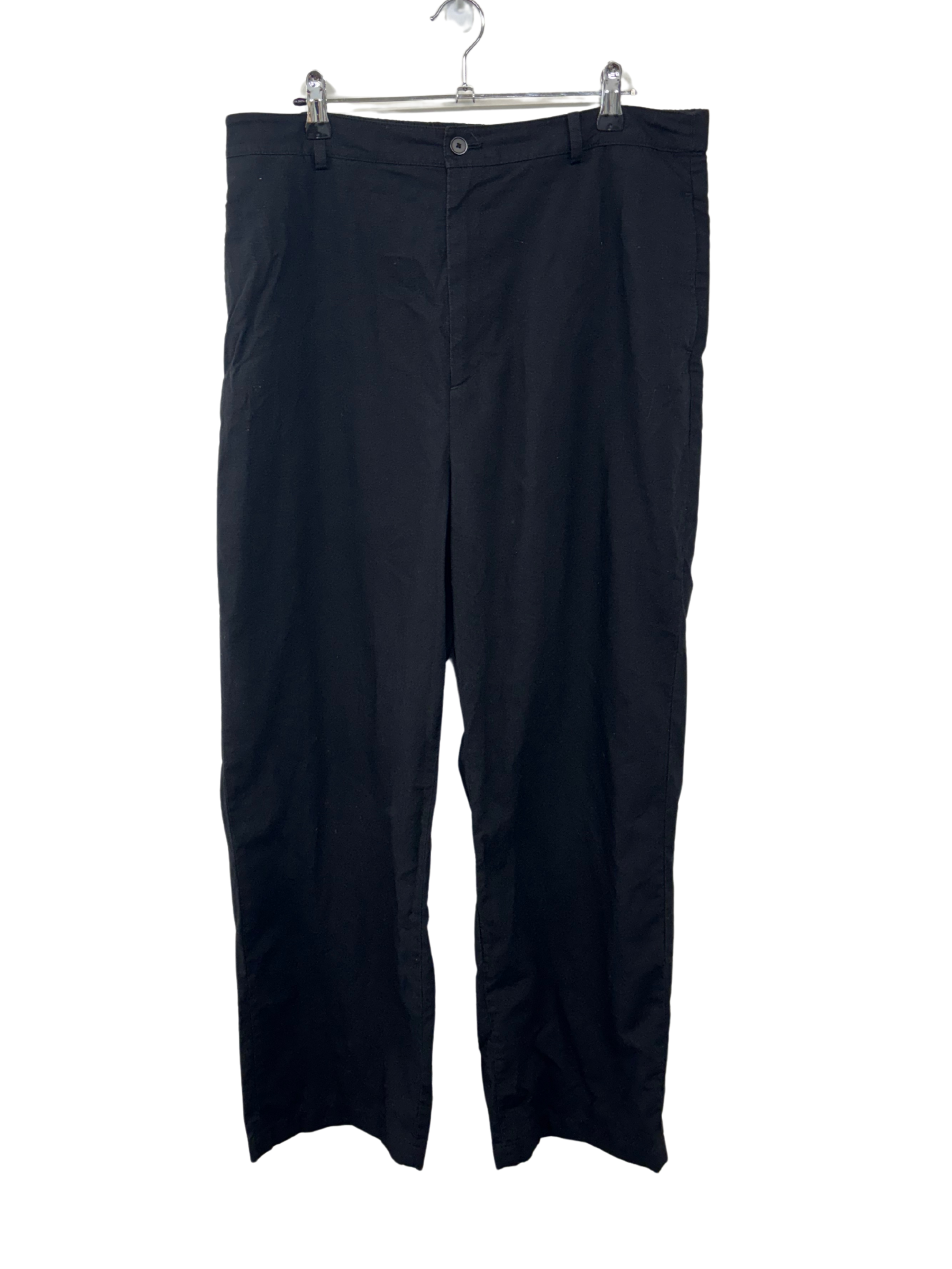 Black High Waisted Straight Leg Pants – Bloom Op Shop